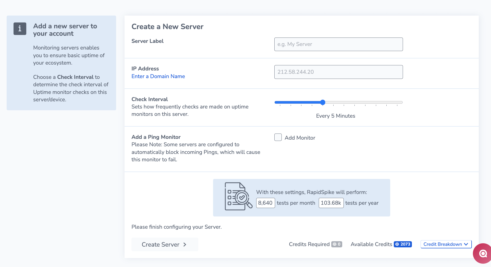 Add a New Server to RapidSpike - RapidSpike Support Center