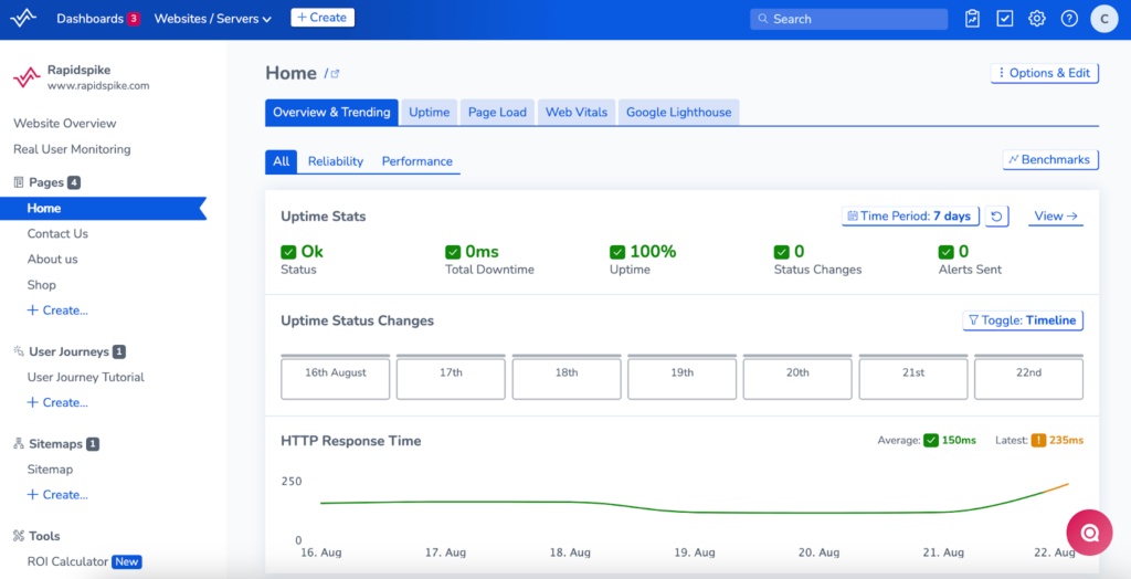 Get Started With RapidSpike → How to Monitor Your Web Pages ...